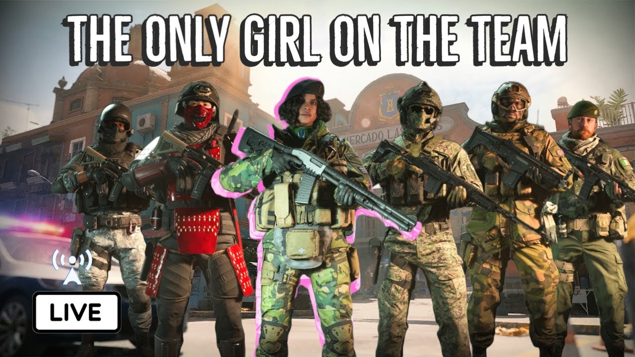 The Only Girl On The Team - COD MW2 Team Deathmatch - YouTube
