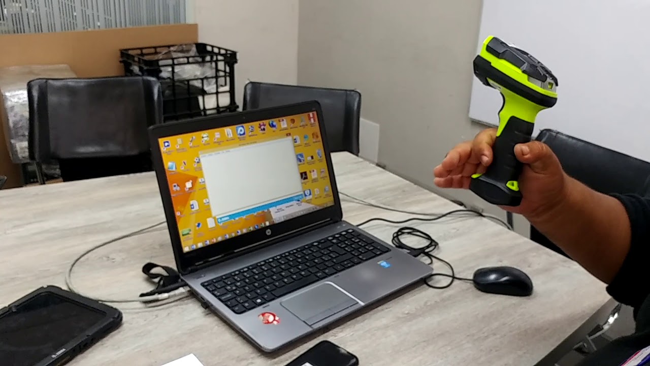 Configuración ET50 con scanner DS3678 - YouTube