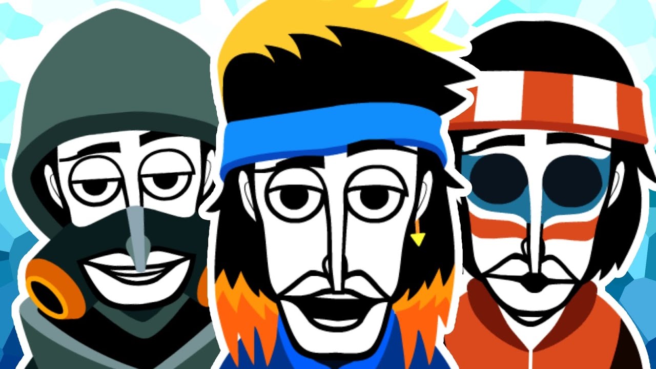 incredibox all characters with non-covered faces - YouTube