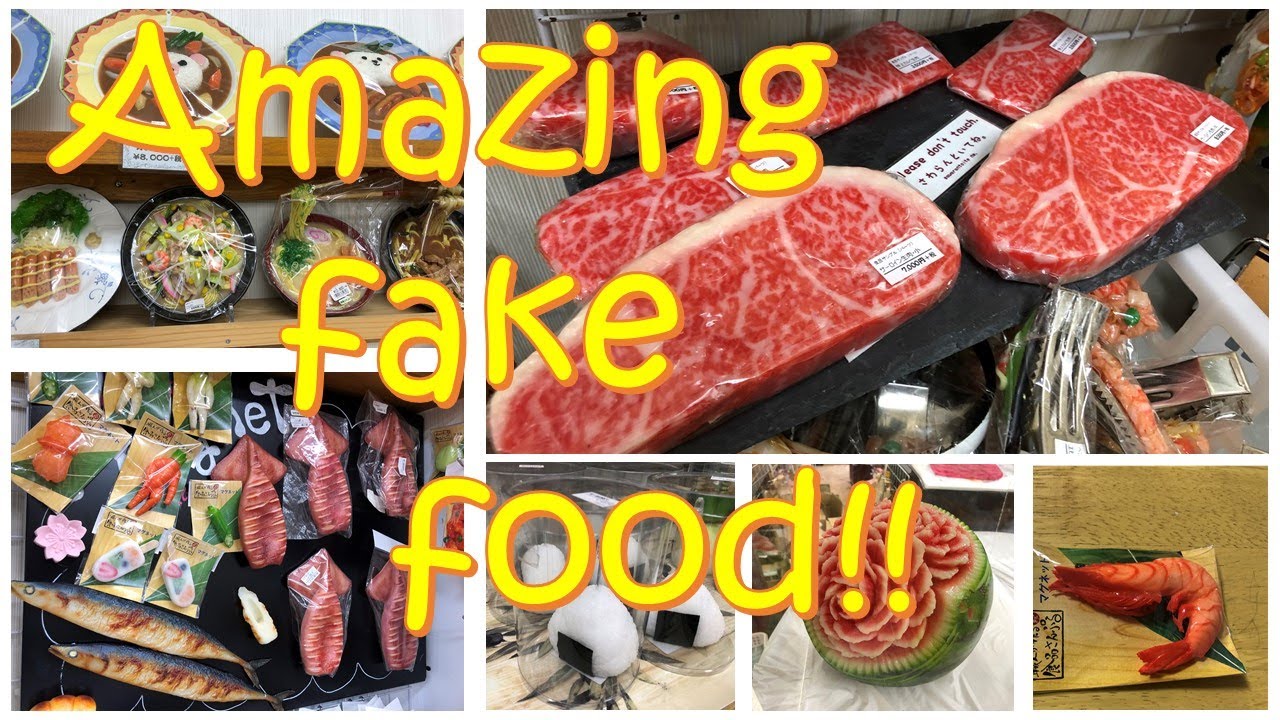 Amazing fake food! The Japanese food sample is a high quality.【Funny ...