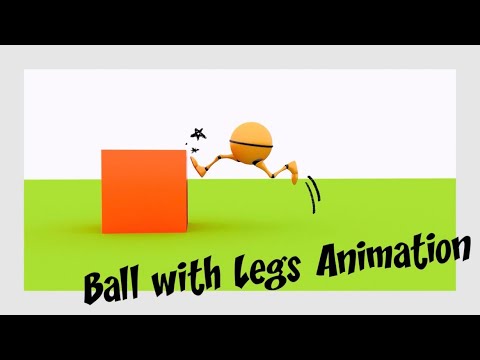 Ball With Legs Animation - YouTube