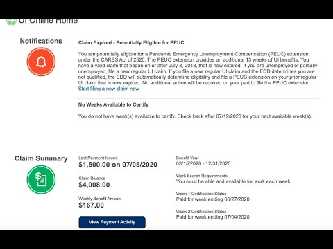 CA EDD Pending, New Claims, Refunds - YouTube