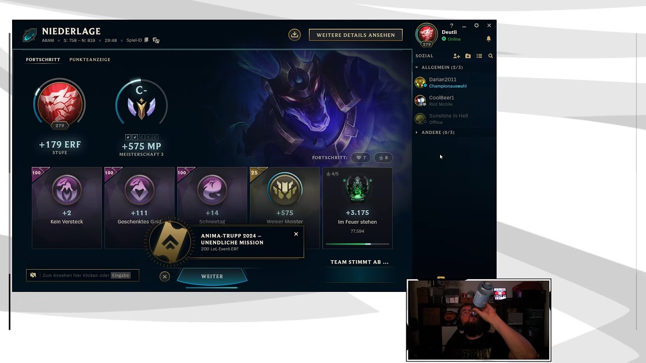 League of Legends | ARAM | Nasus | C- | 17.08.2024 | 20 - YouTube