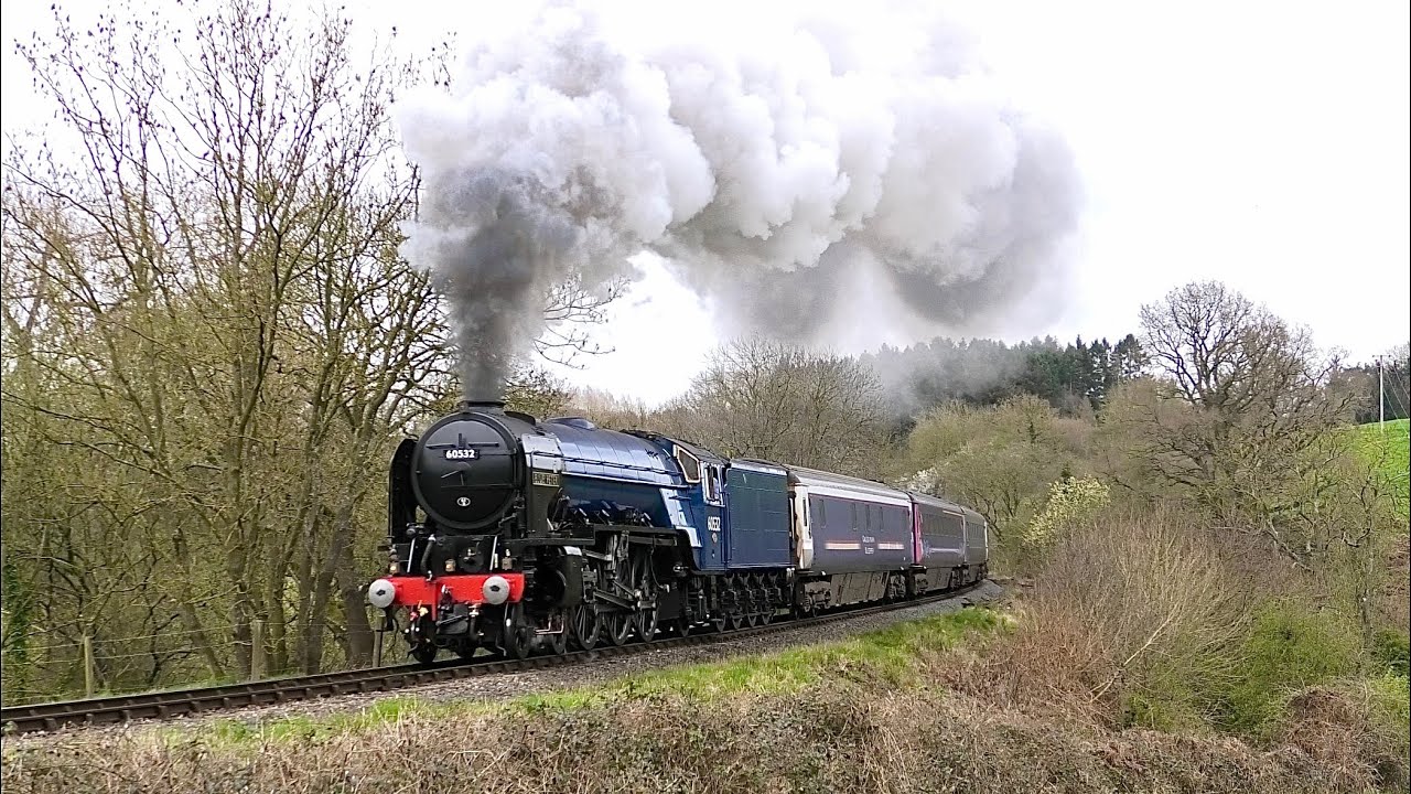 60532 ‘Blue Peter’ loaded test runs on the Severn Valley Railway - YouTube