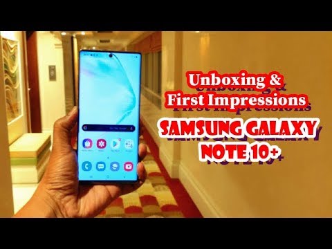 Samsung Galaxy Note 10+ unboxing & 1st Impression - YouTube