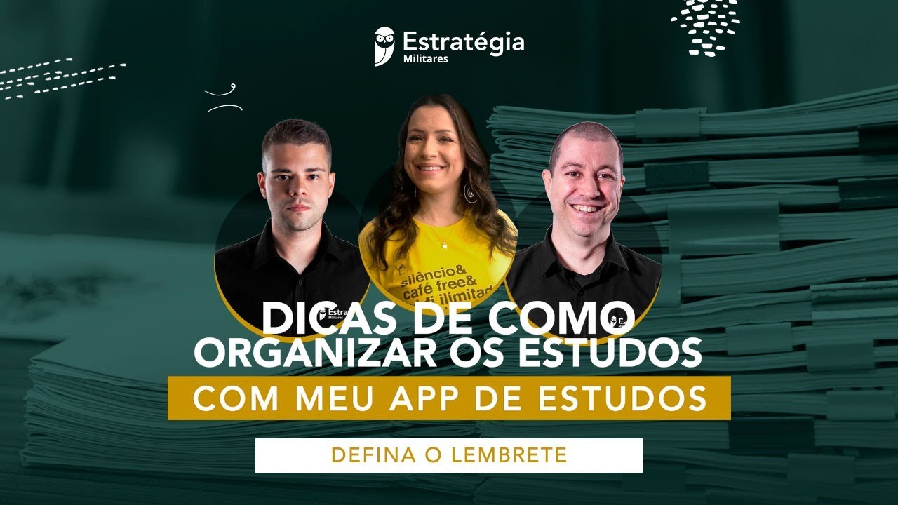 Dicas de como organizar os estudos, com Meu App de Estudos - YouTube