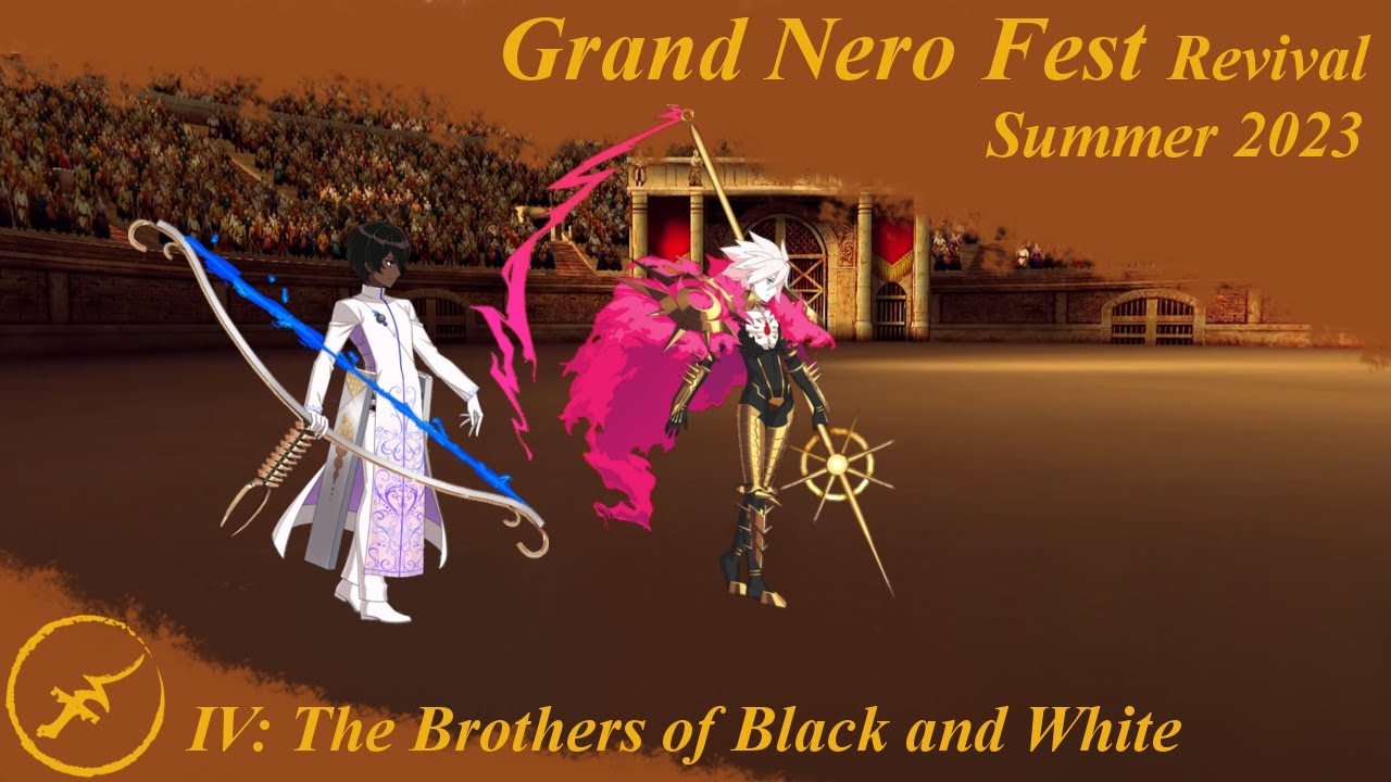 FGO Grand Nero Fest: Exhibition 4. The Brothers of Black and White ...