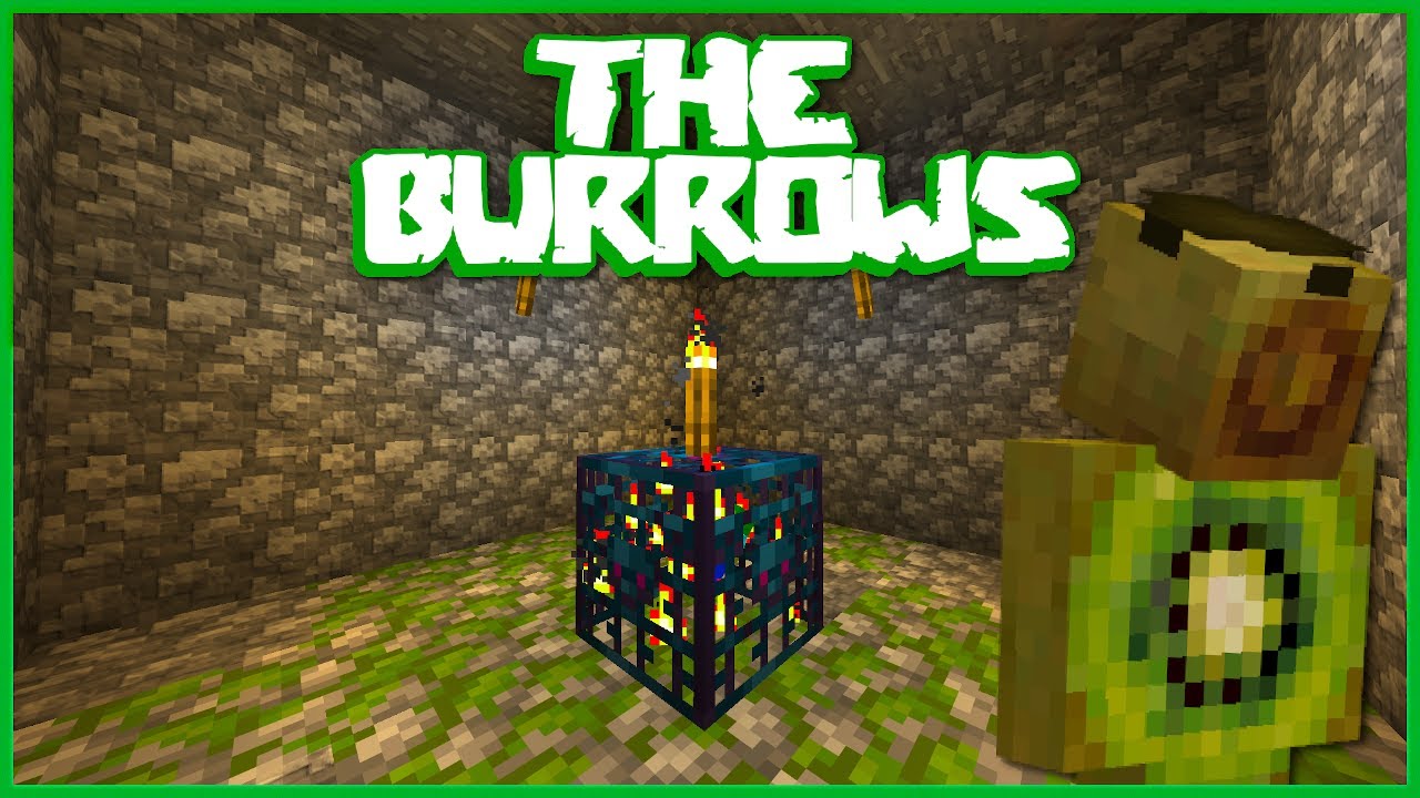 Building A Mob Grinder Right Above My Base! | Minecraft: The Burrows ...