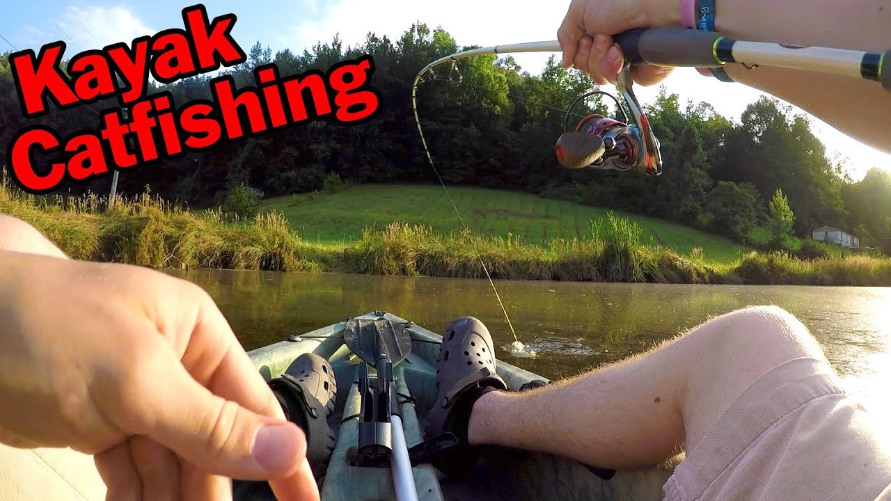 KAYAK CAT FISHING!!! - YouTube