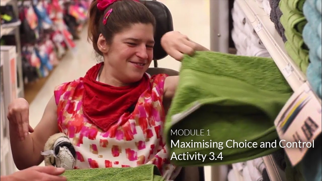 Module 3 Maximising Choice and Control Activity 3.4 - YouTube