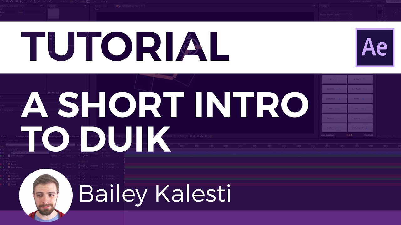 A Short Intro to Duik, A Rigging Tool (After Effects) - YouTube