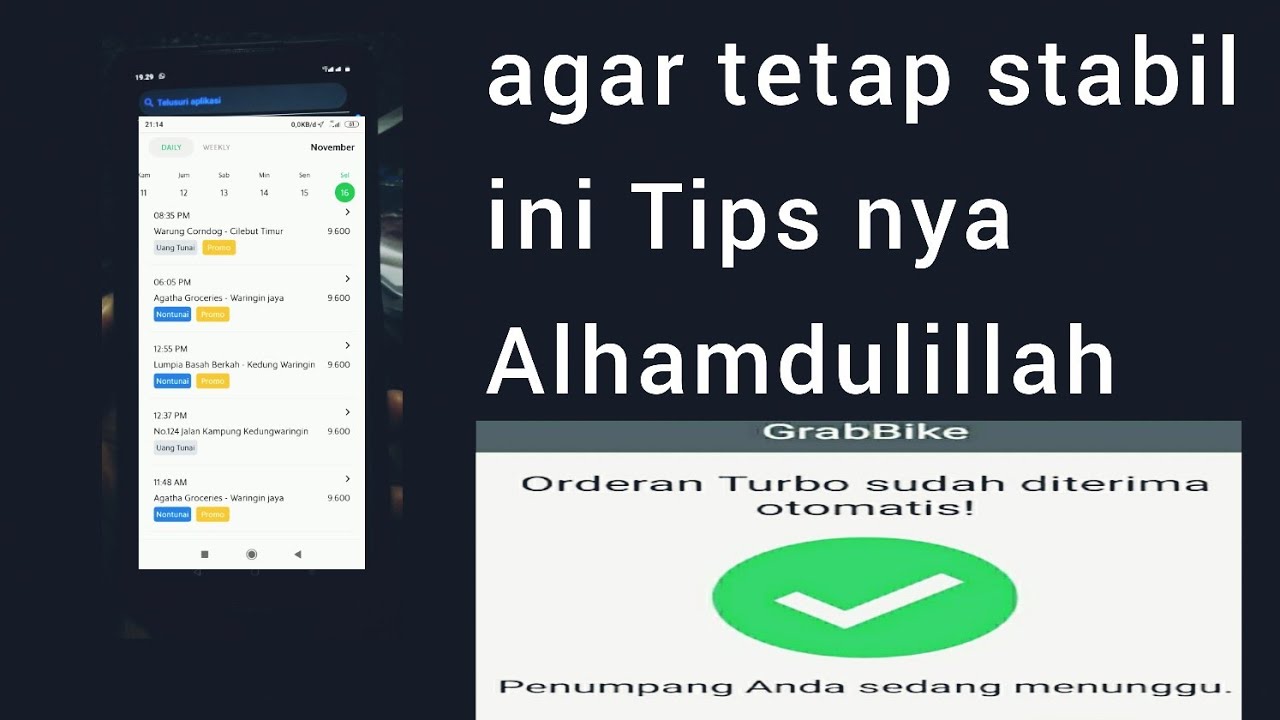 Tips agar akun Grab stabil by Amar - YouTube