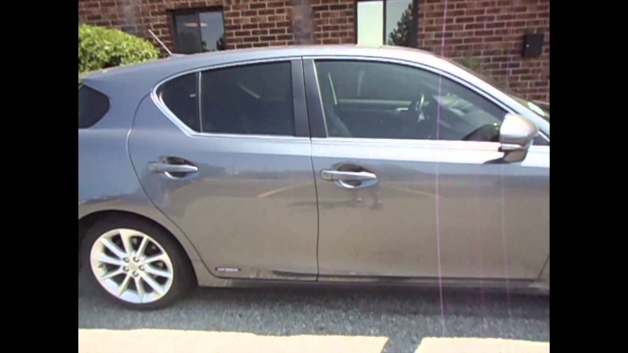 2013 Lexus CT 200 3M Window tint by Tint Pros 216-906-6084 - YouTube