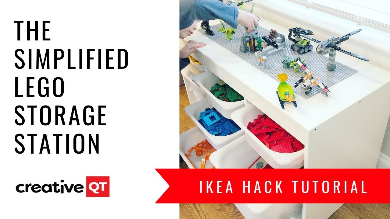 DIY Simplified LEGO Storage Station - YouTube