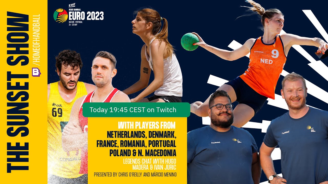 THE SUNSET SHOW | Saturday | EHF Beach Handball Euro 2023 - YouTube