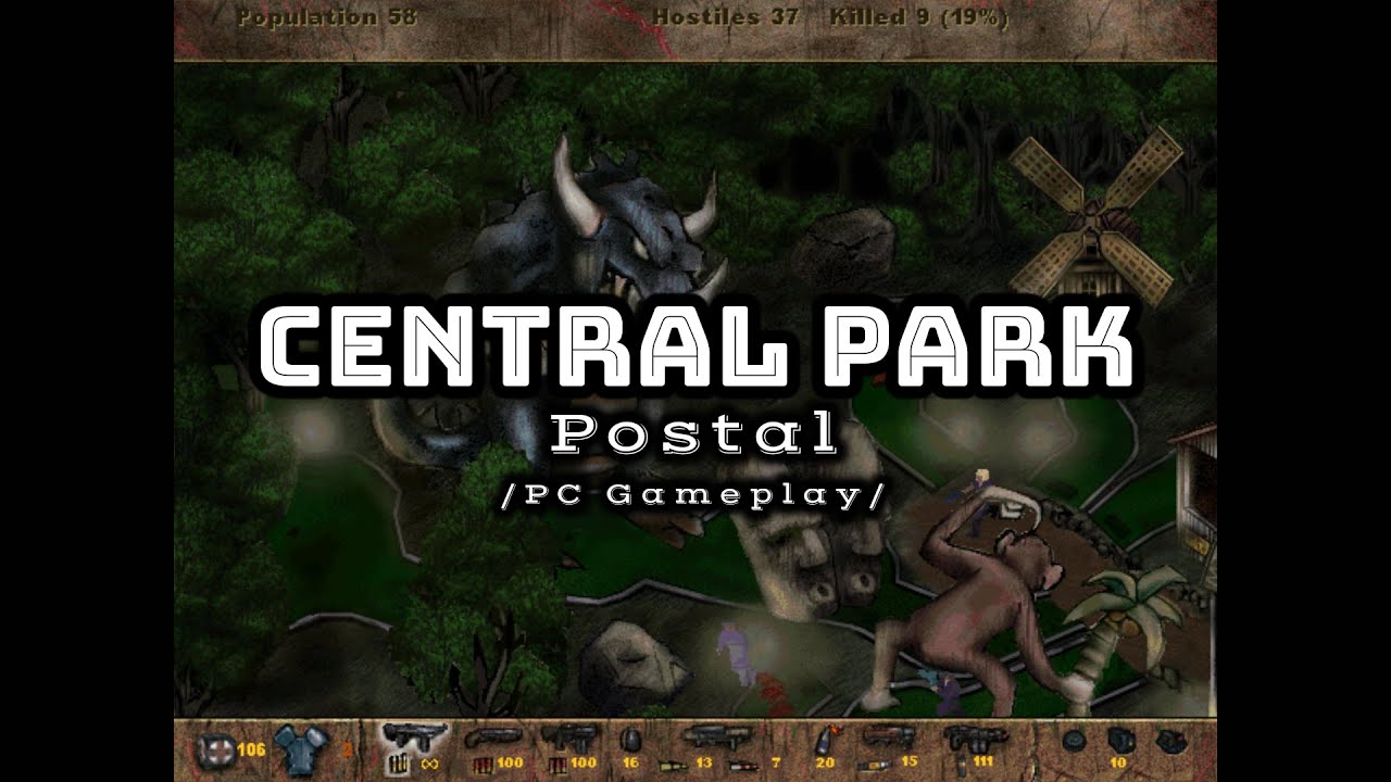 Old Games - Postal 1 HD / #14 Central Park / PC Gameplay 1080p - YouTube