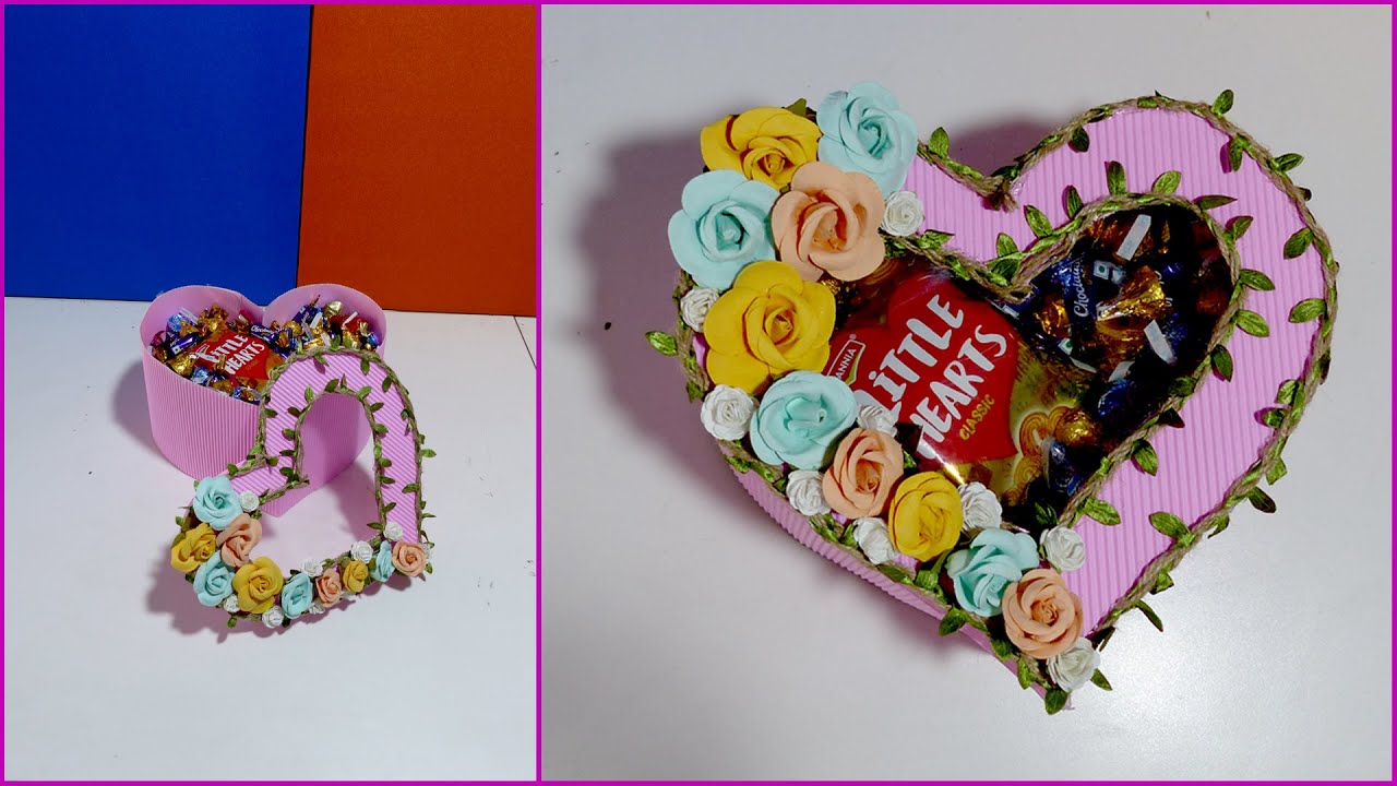 Gift Box Ideas For Valentine’s Day | Heart Shaped DIY Valentine Gift ...