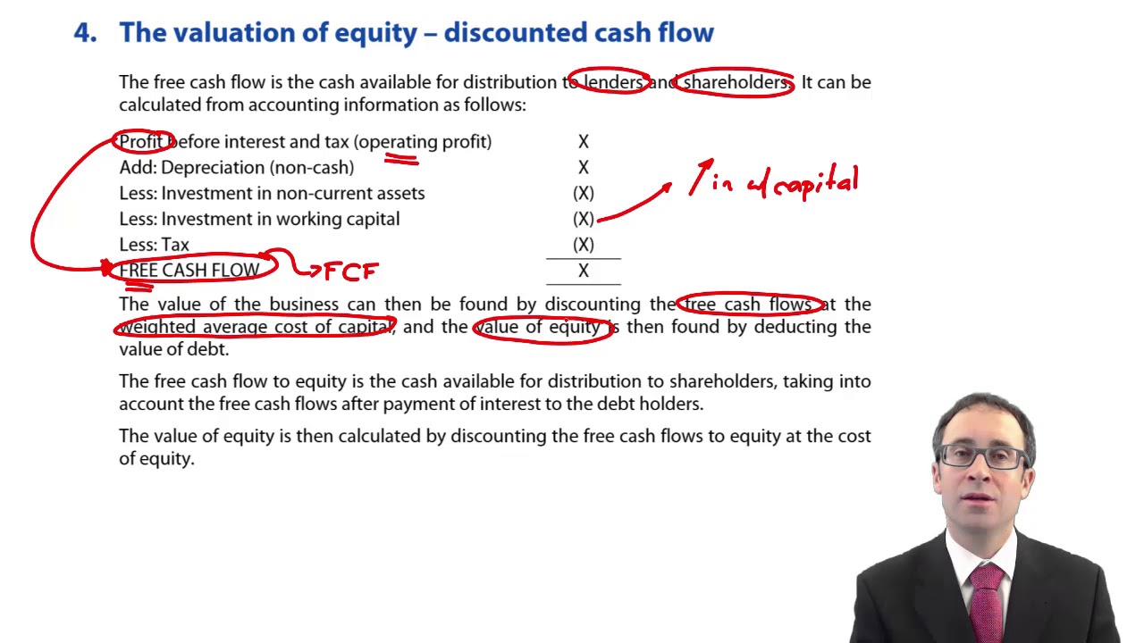 CIMA F3 Free cash flow - introduction - YouTube