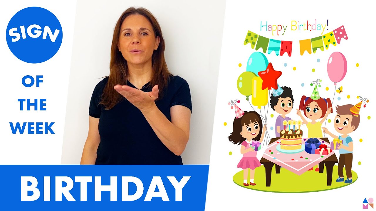 Lámh Sign For BIRTHDAY - YouTube