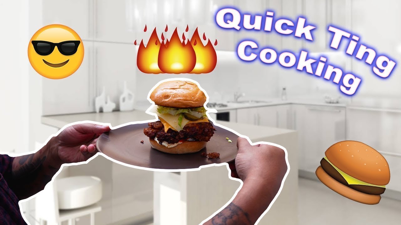 How To Make THE Most Peng Burger | Quick Ting Cooking - YouTube