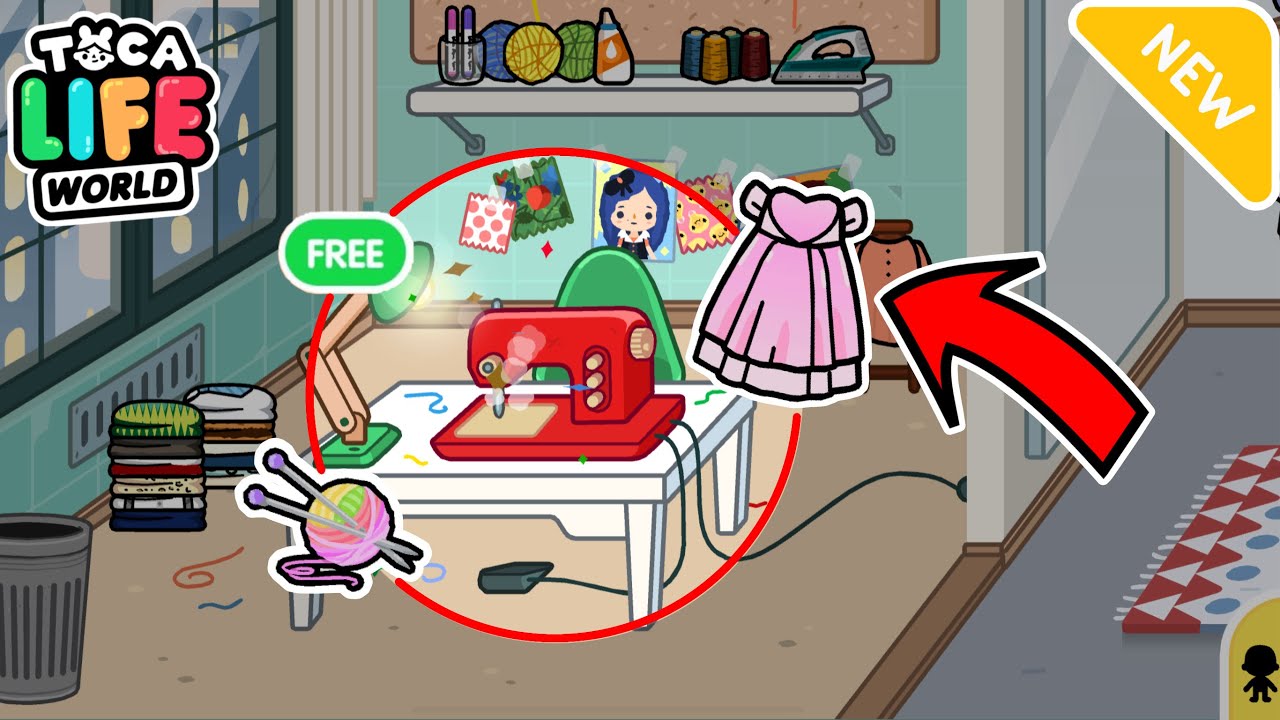 HOW TO STITCH THIS FREE OUTFIT !? 👗🤩 | Toca Life World Free Secret Hack ...