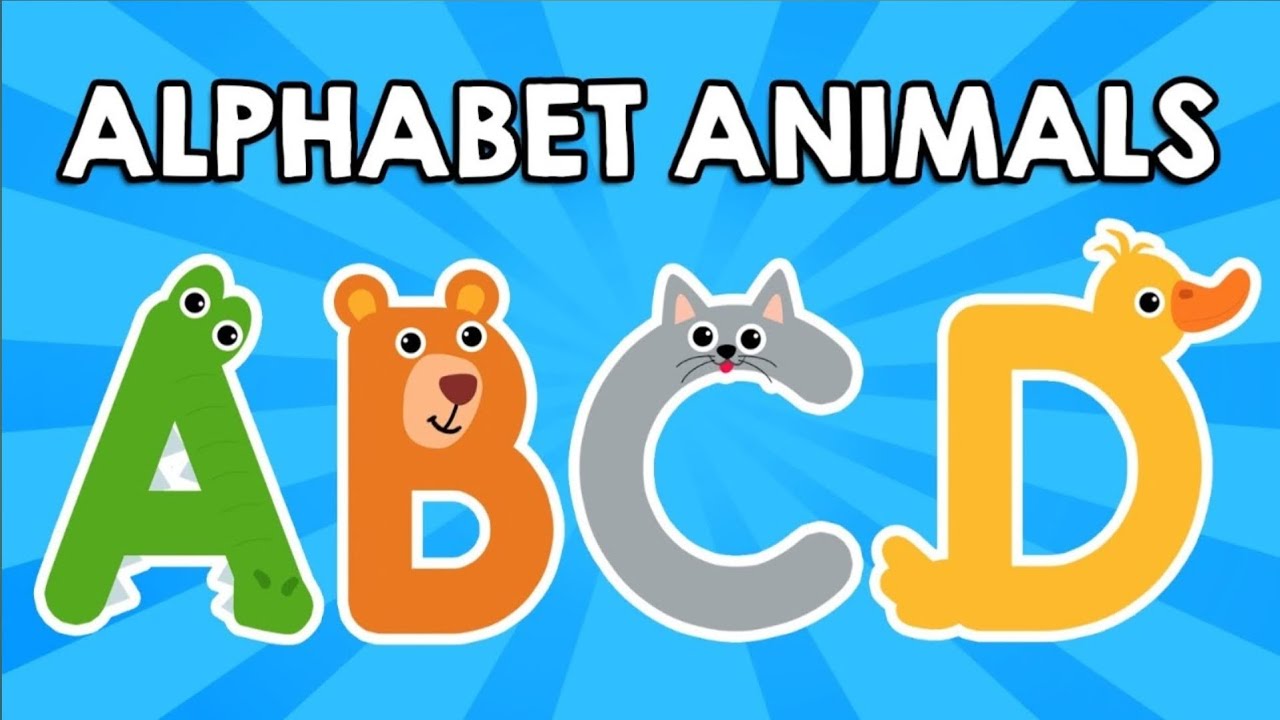 Alphabet with Animals | ABCD Animals forKIDS - YouTube