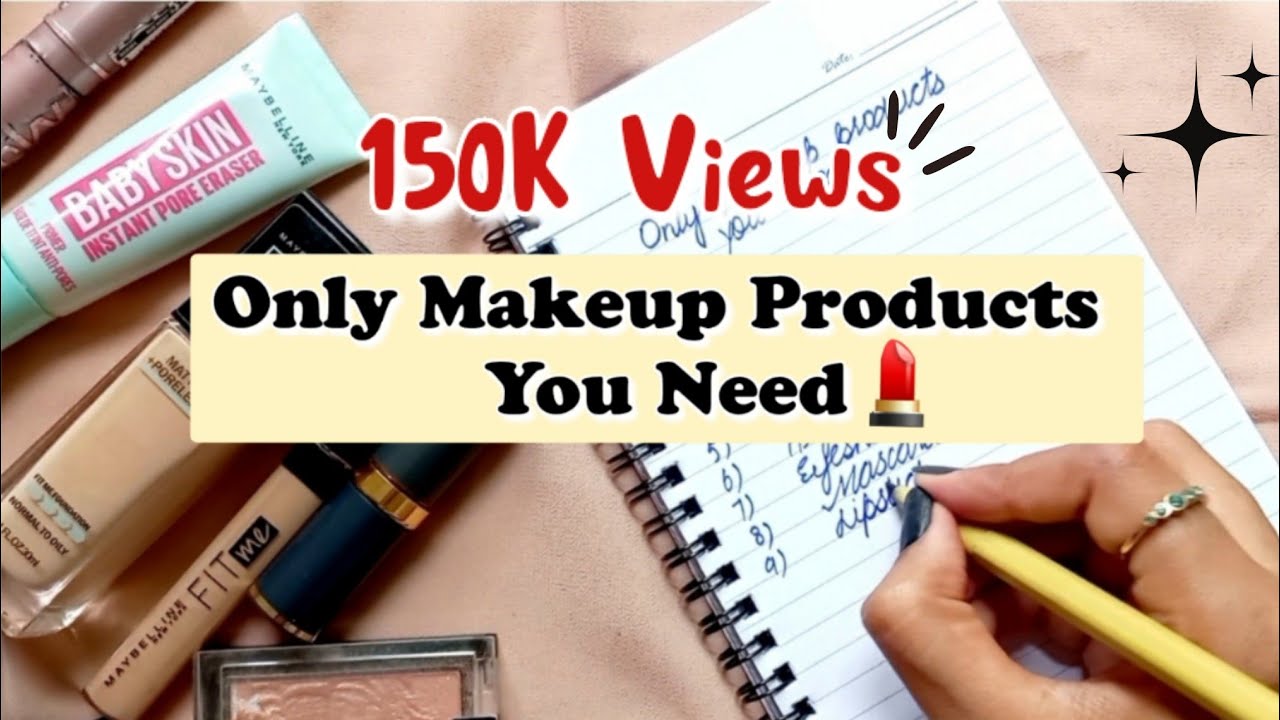 THE ONLY MAKEUP PRODUCTS YOU NEED💄| Must Have Makeup Products - YouTube