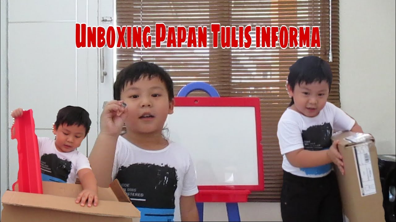 Unboxing Papan Tulis Informa - YouTube