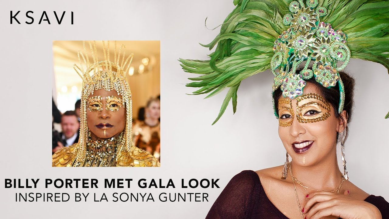 Billy Porter Met Gala Look, Inspired By La Sonya Gunter - YouTube