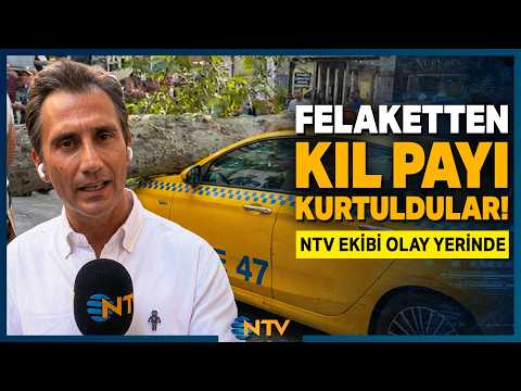 İçi Yolcu Dolu Takside Korku Dolu Anlar! NTV Ekibi Olay Yerinde | NTV