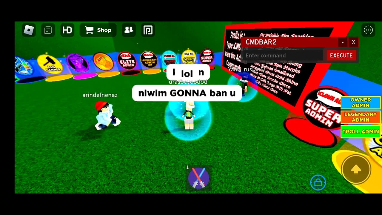 Playing free admin With Powers, troll admin, youtuber admin, elite ...