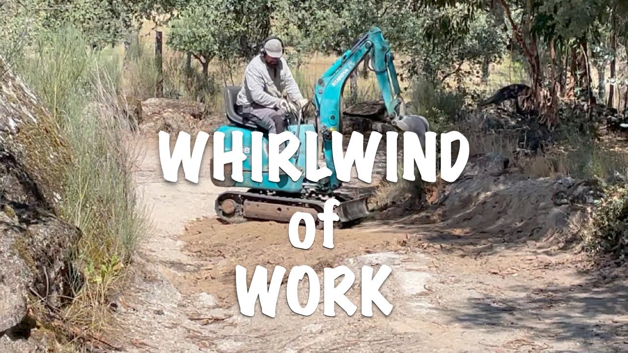 Whirlwind of Work / Off-grid Homestead - YouTube