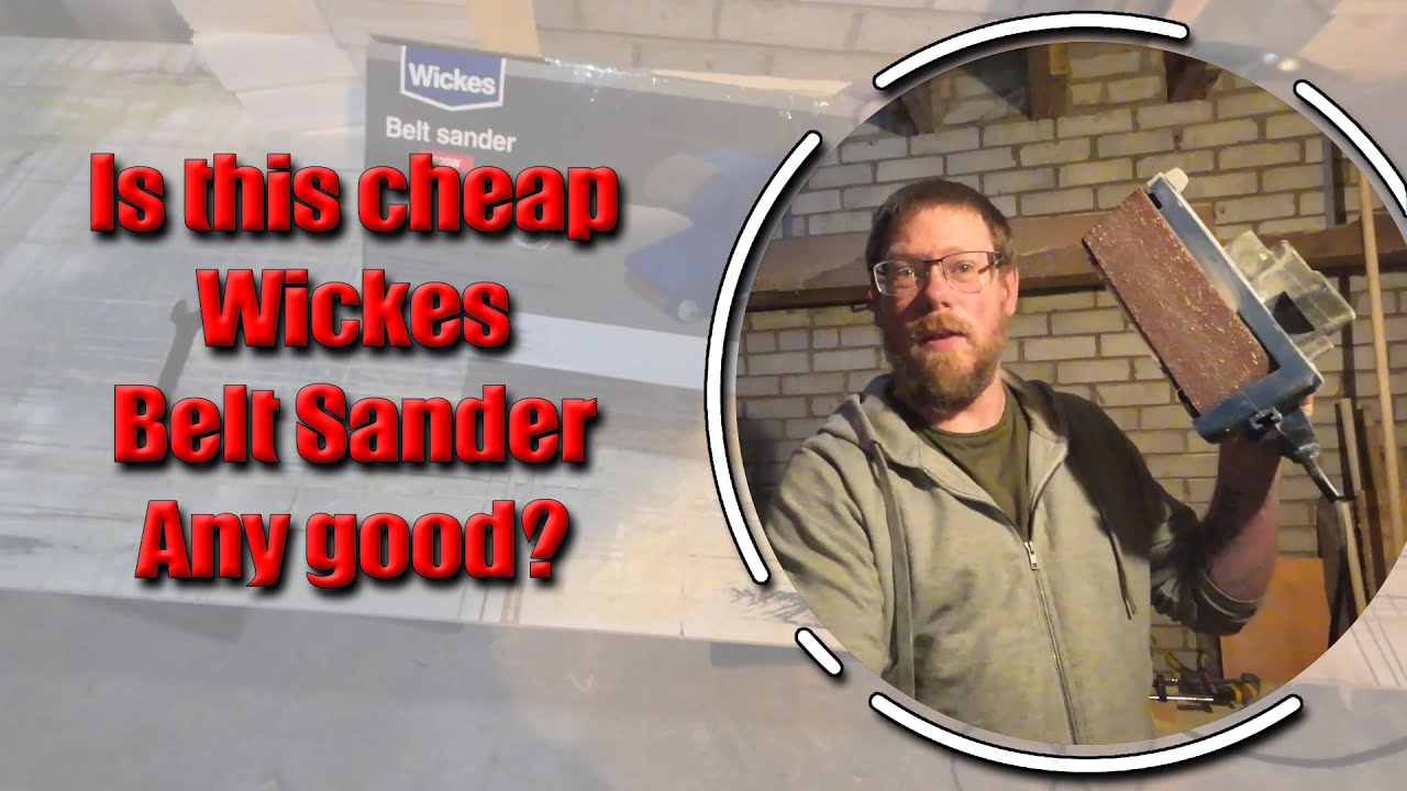 Wickes belt sander Test and review - YouTube