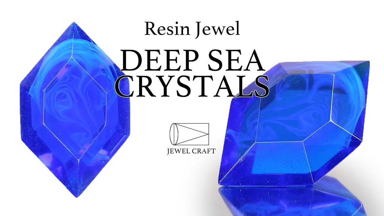 Making Resin Jewel DEEP SEA CRYSTALS from Epoxy Resin / 海洋深層結晶石 - YouTube