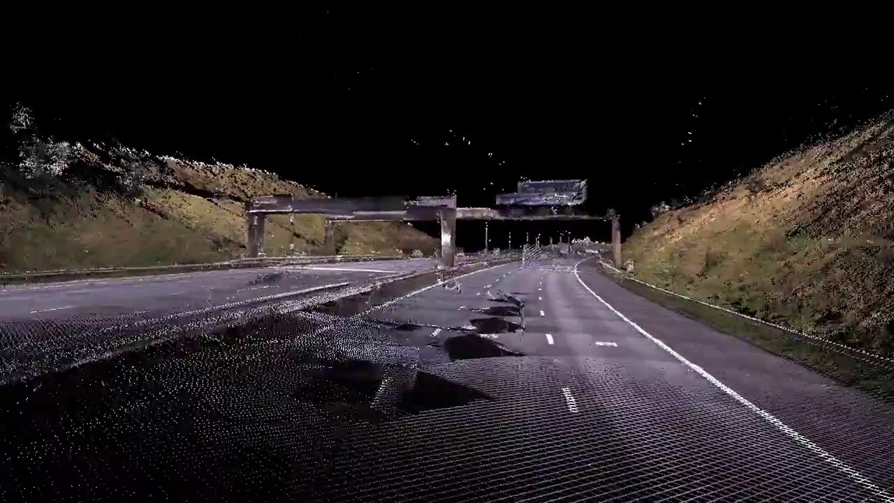 Laser Scanning Civil Large Road Distance with Mobile Scanning - YouTube
