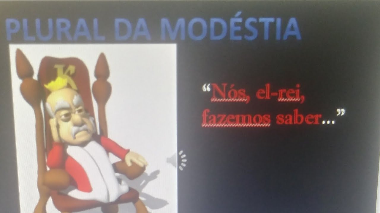 Plural da Modéstia - YouTube