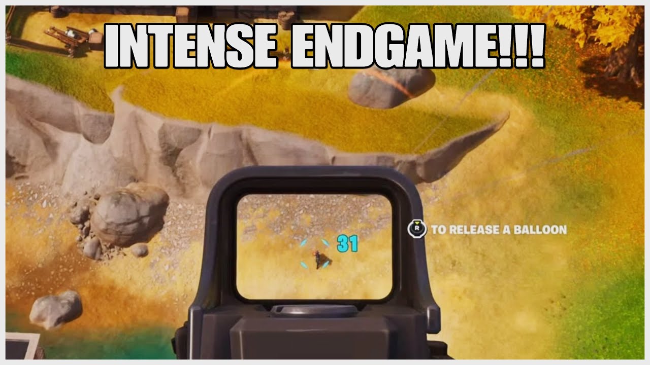 I PLAYED A VERY INTENSE FORTNITE ENDGAME MATCH!!! - YouTube