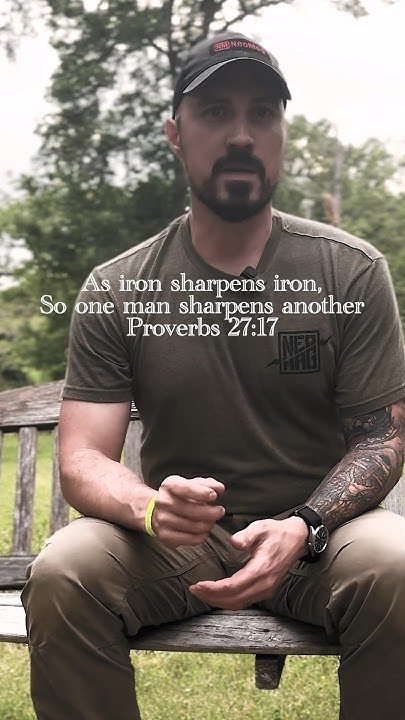 As Iron Sharpens Iron, So one man sharpens another! - YouTube