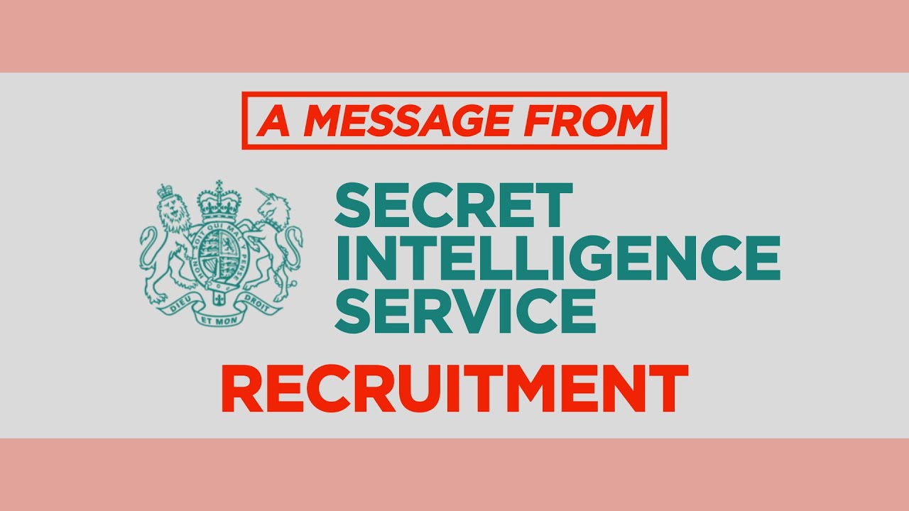 A MESSAGE FROM MI6 RECRUITMENT | Sketch - YouTube
