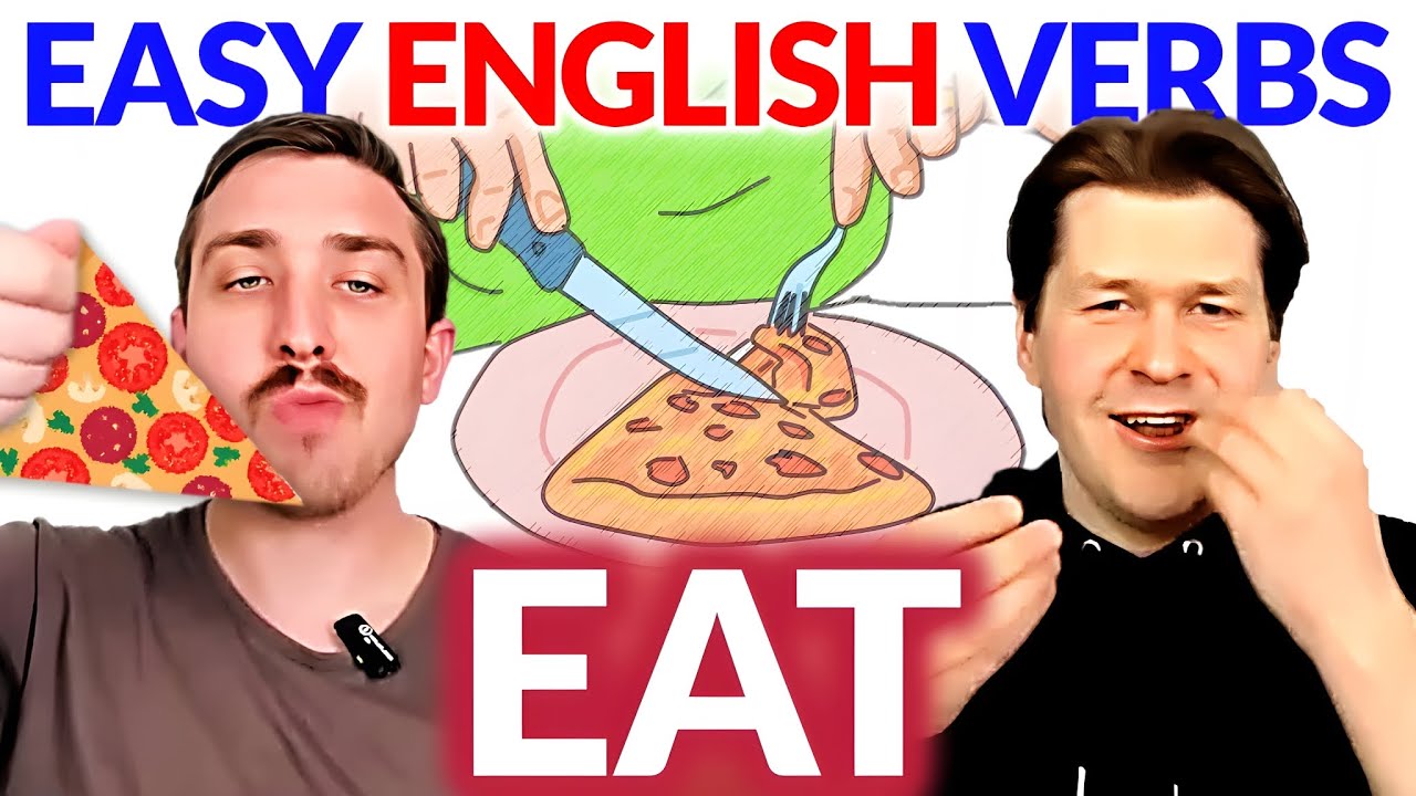 EAT 🍴 Easy English Verbs | Beginner English Comprehensible Input Lesson ...