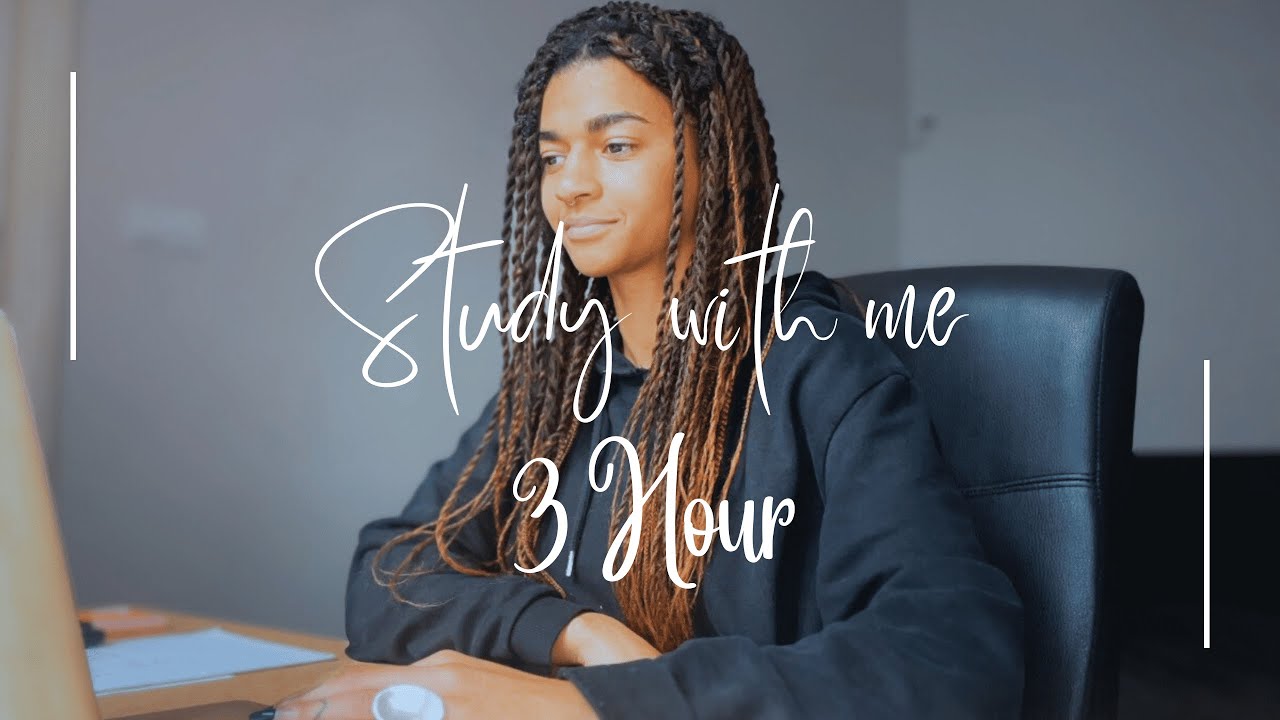 Study with me live!| 3 hour| Promodoro method| no Background noises- no ...