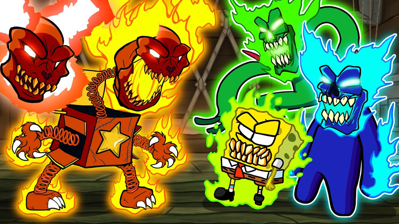 Alphabet (a-z) Vs Ghost Rider SANS and Boxy Boo Poppy Playtime - Swap ...