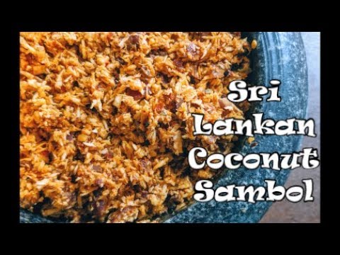 Sri Lankan Coconut Sambol - YouTube