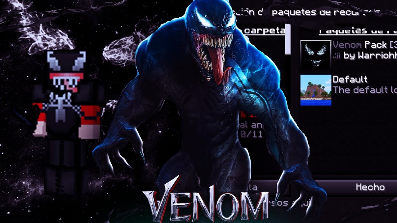 TEXTURE PACK de VENOM en MINECRAFT 1.7.10! - YouTube