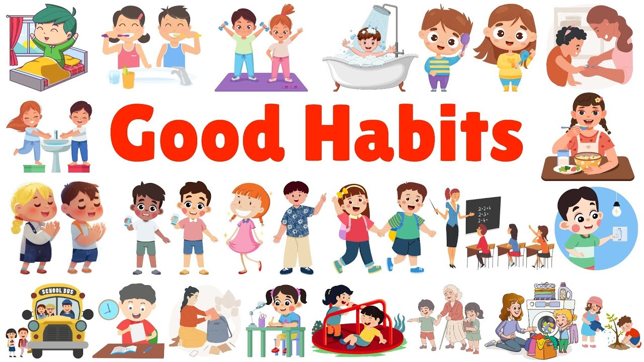 Good Habits for Kids | Good Habits | Good Habit |Personal hygiene Good ...
