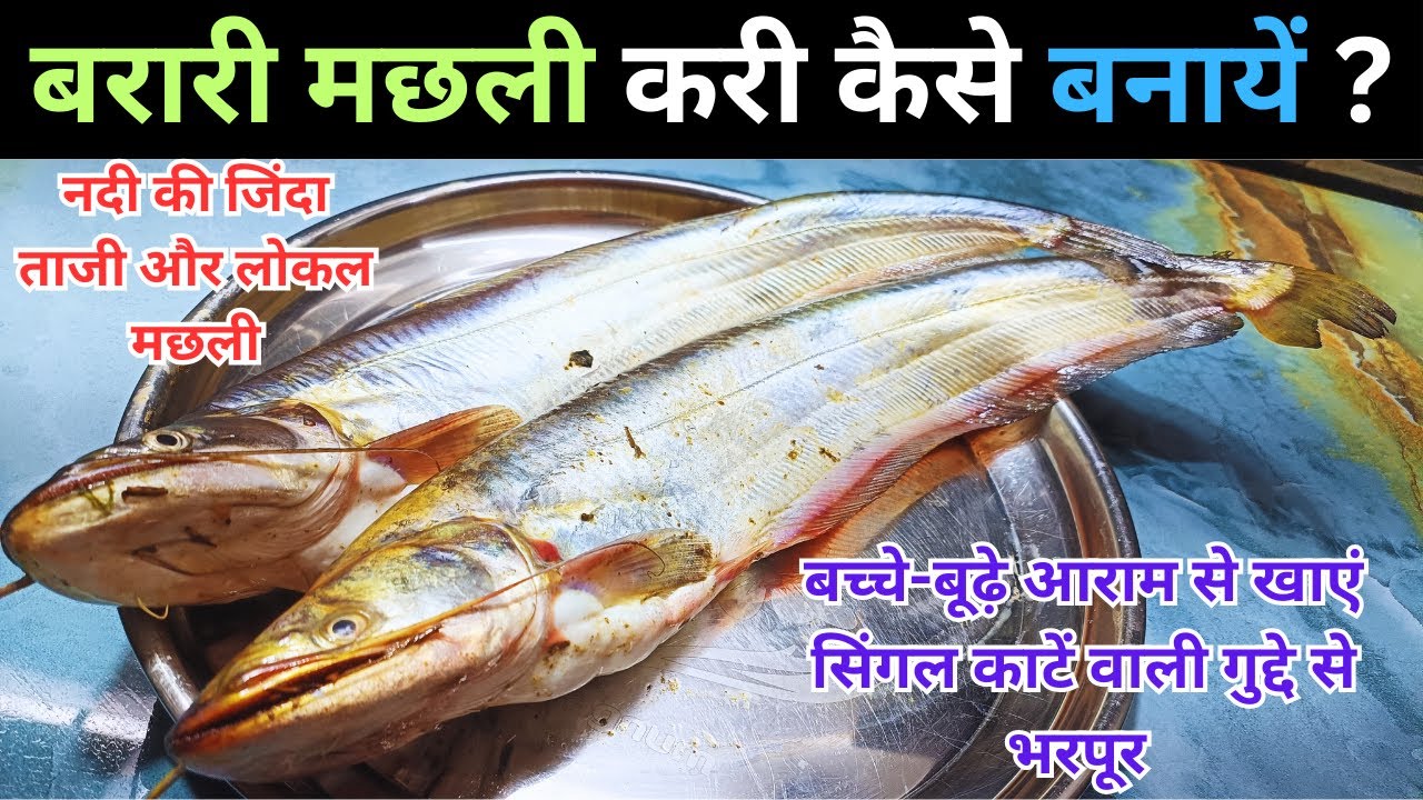 बरारी मछली,शर्त लगालो देसी तरीके से सरसों में बनायेगे तो सबको इम्प्रेस ...