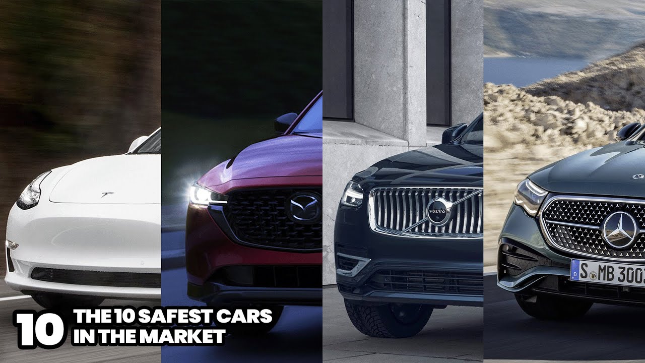 The 10 Safest Cars on the Market | Safest Cars in the World - YouTube