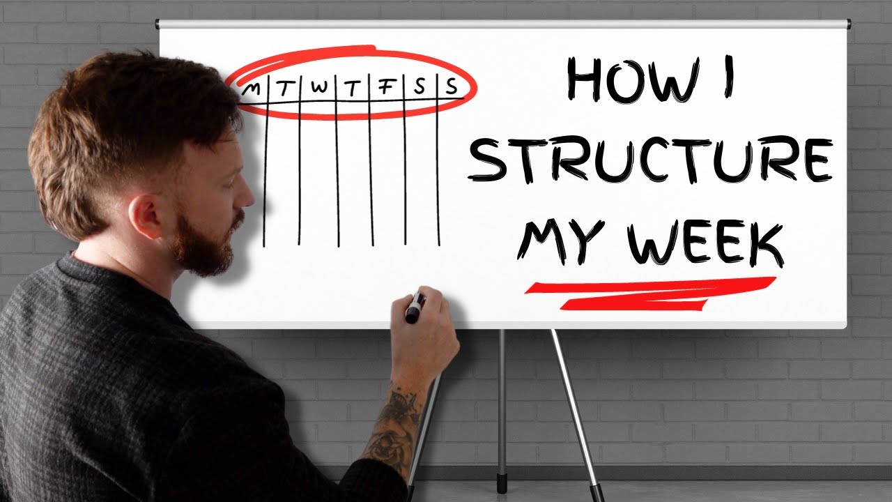 How I Structure My Week - YouTube