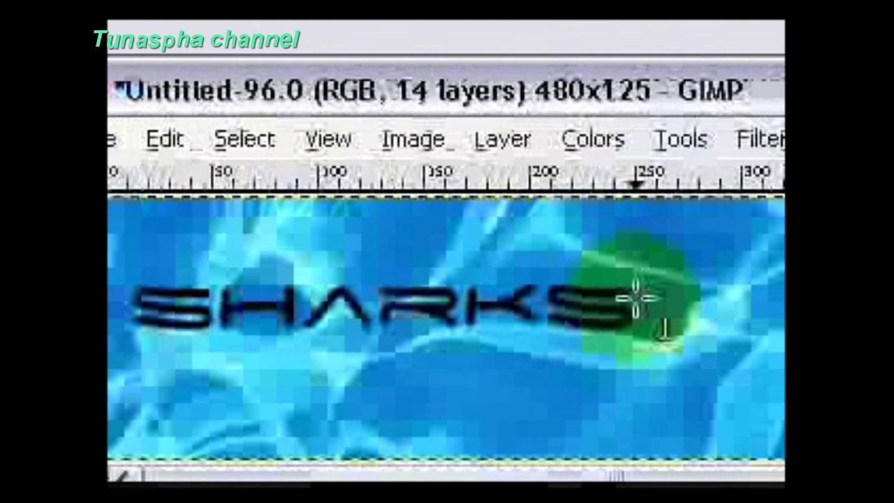 Gimp tutorial- How to apply water animation effect - YouTube