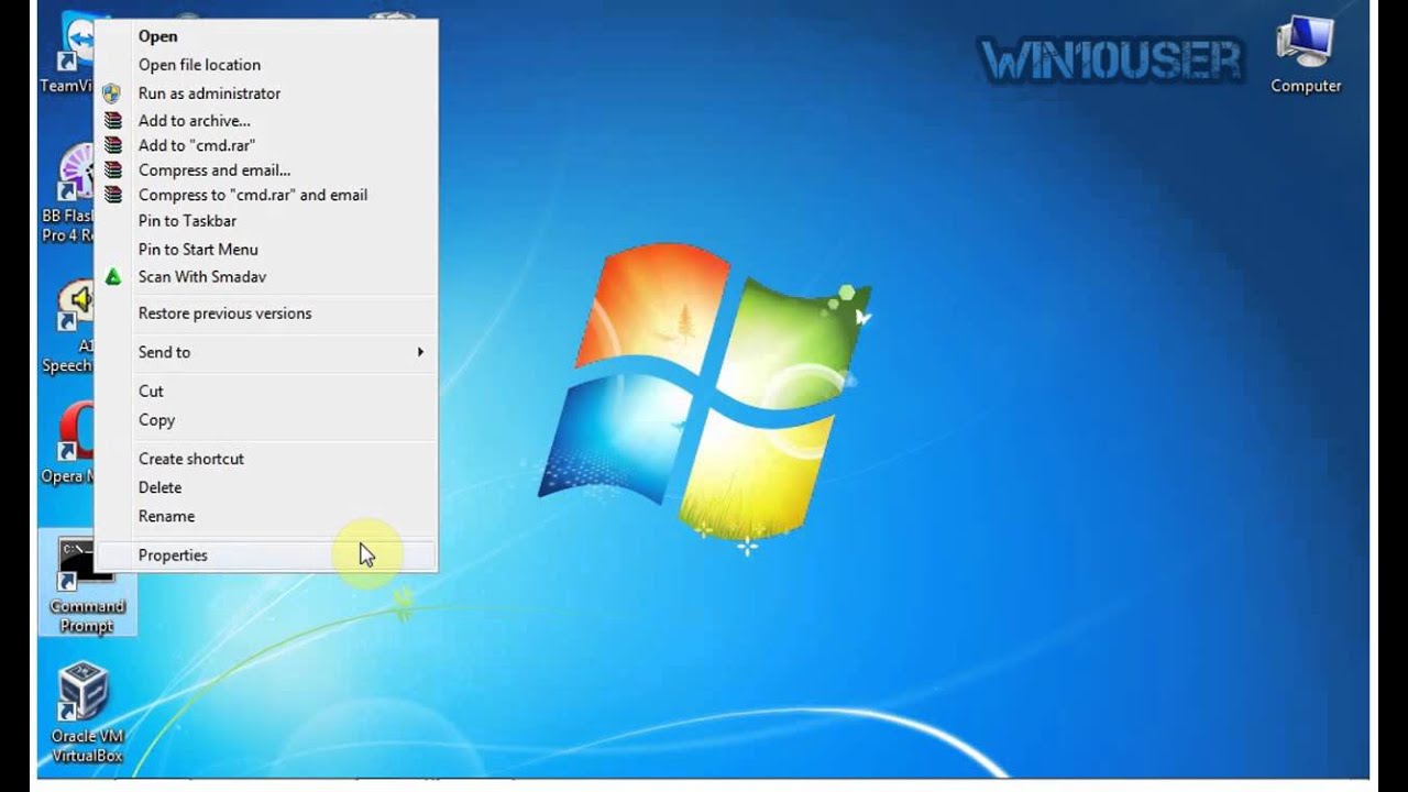 Windows 7 Tips : How to set command prompt to always run as ...